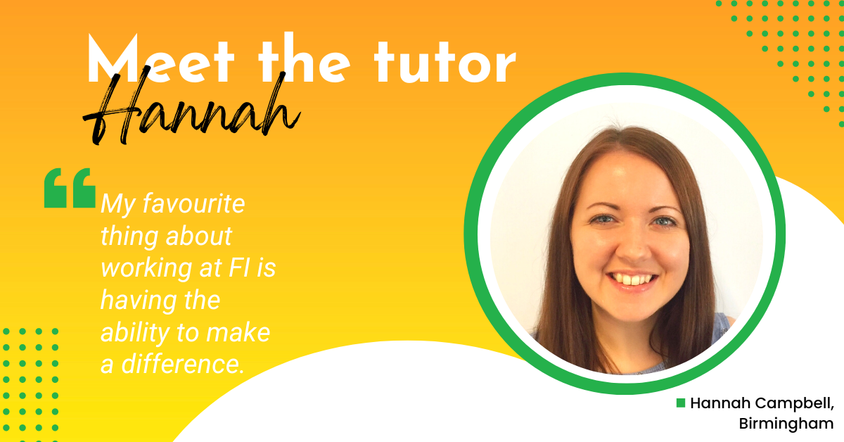 Meet the tutor: Hannah Campbell